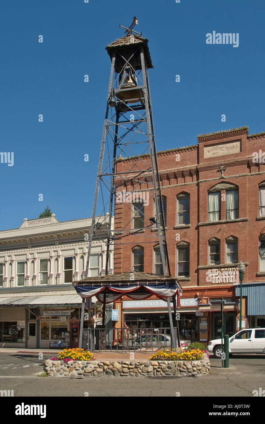 California Gold Country Placerville Old Town Bell Tower built in 1865 ...