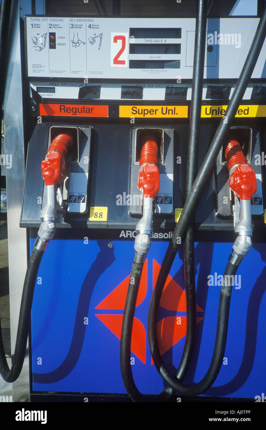 Modern gasoline pump Stock Photo - Alamy