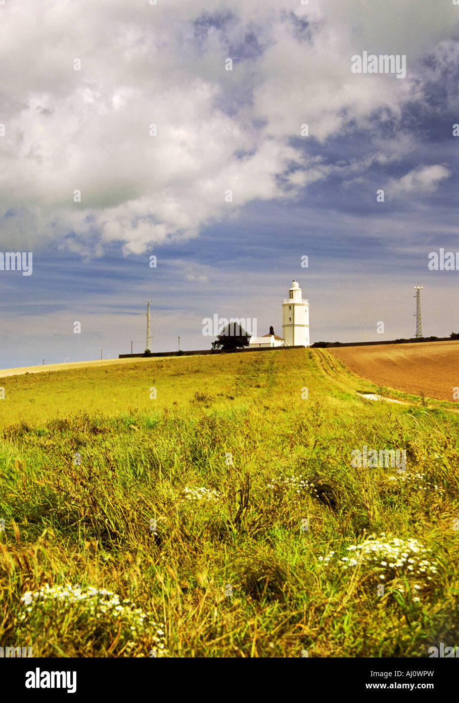 North Foreland Lighthouse Isle of Thanet Kent Stock Photo - Alamy