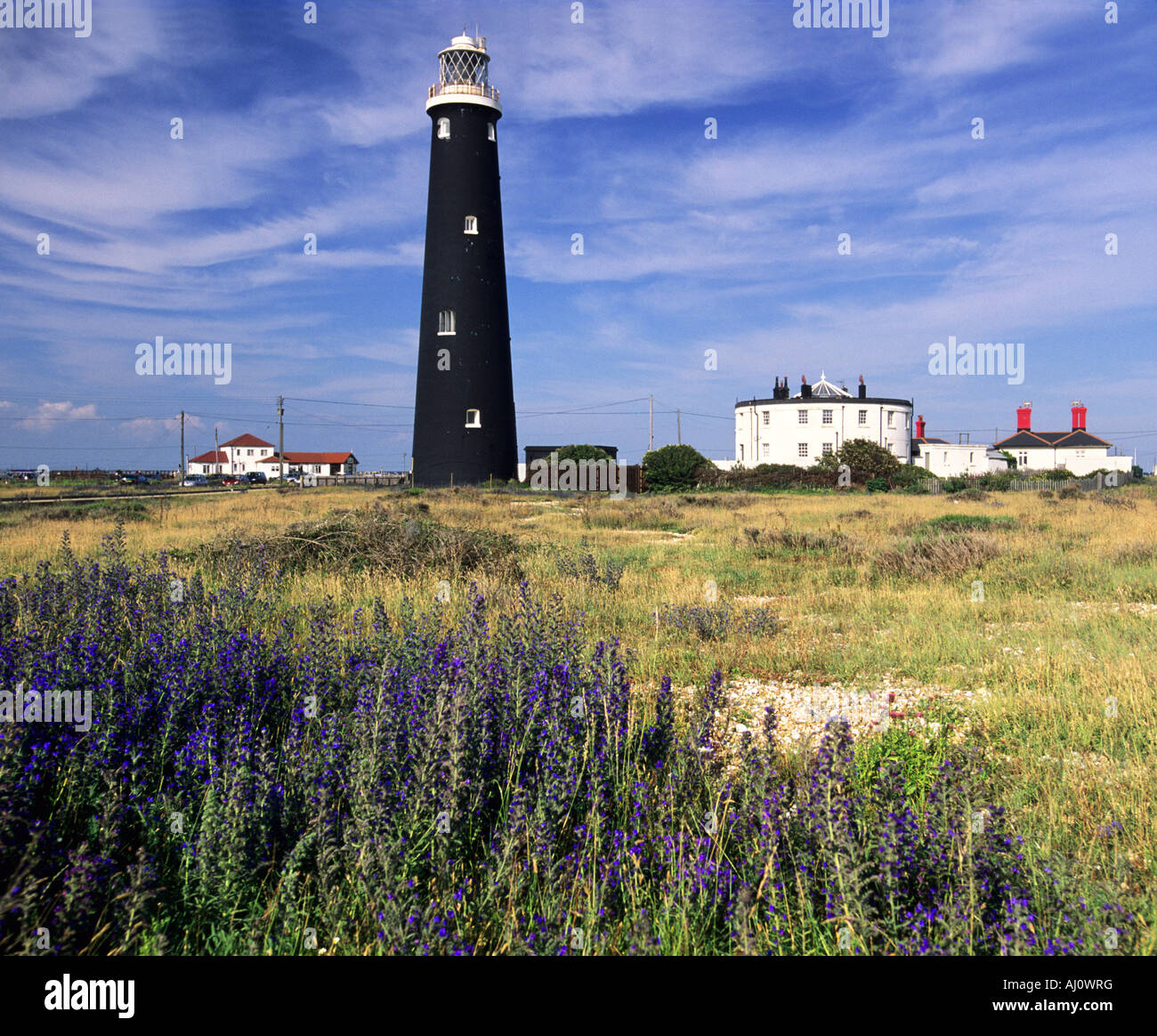 The Old Lighthouse Dungeness Kent Stock Photo - Alamy