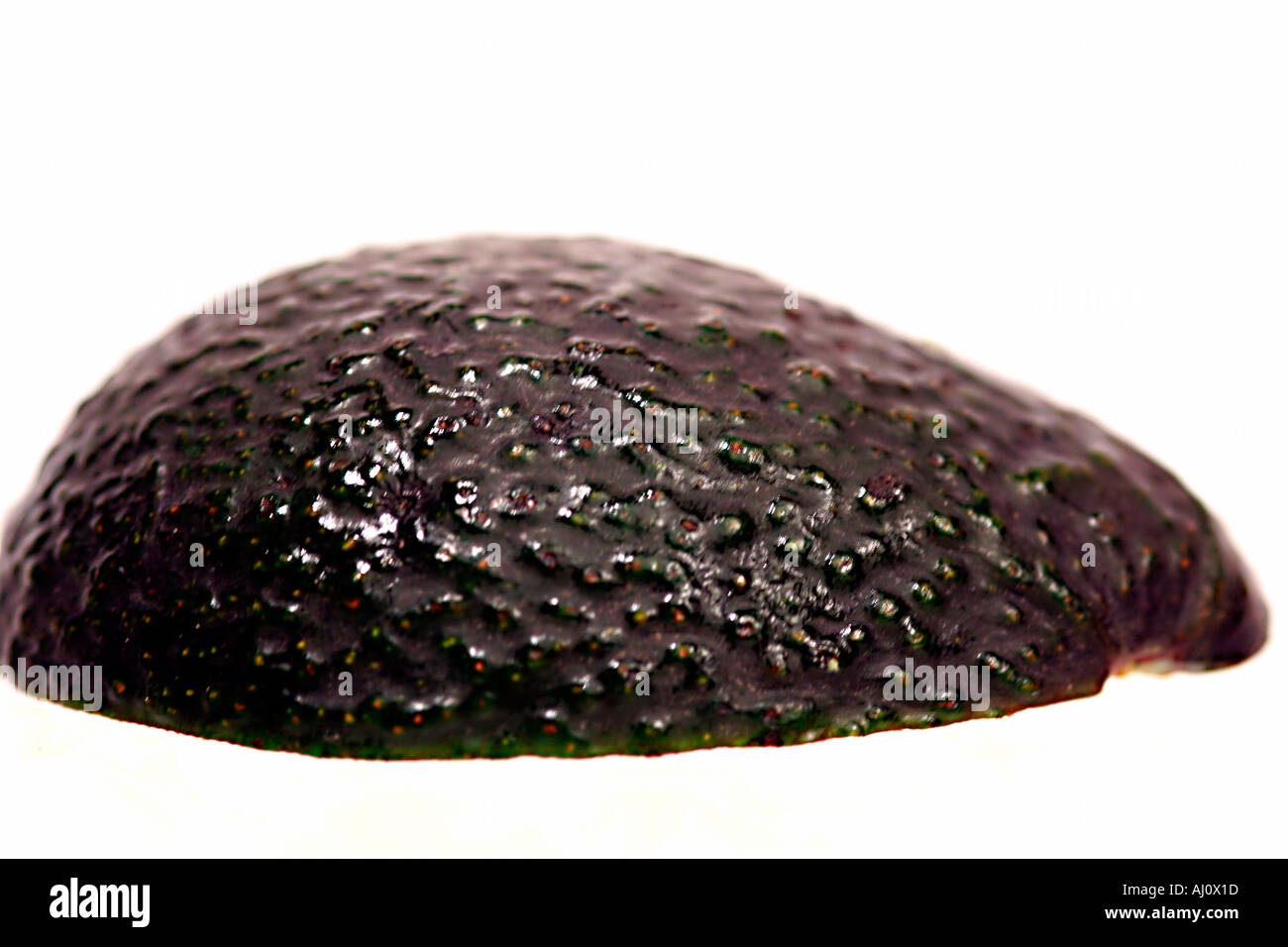 Up Close View of The Fruit Avocado Fruit Has Giant Seed in Center and ...