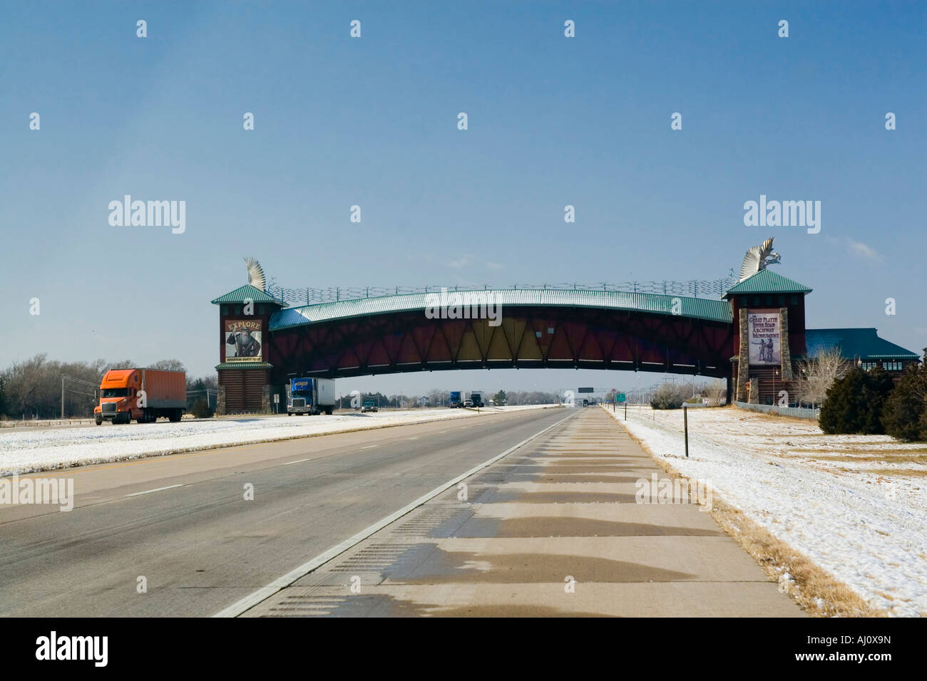 Nebraska NE USA The Great Platte River Road Archway Monument a museum ...