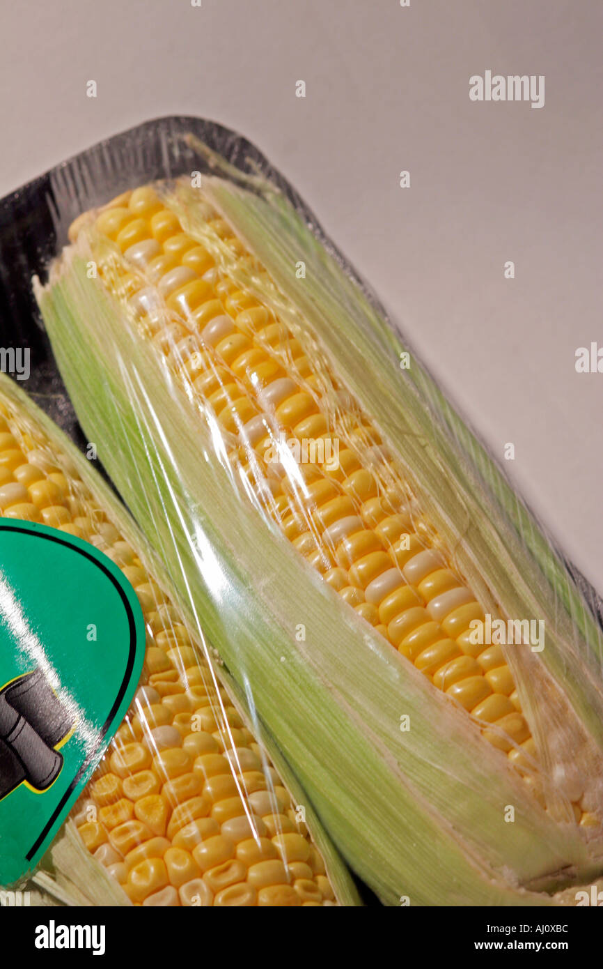 Special Packaging of Hybrid Corn Supermarket Product Stock Photo - Alamy