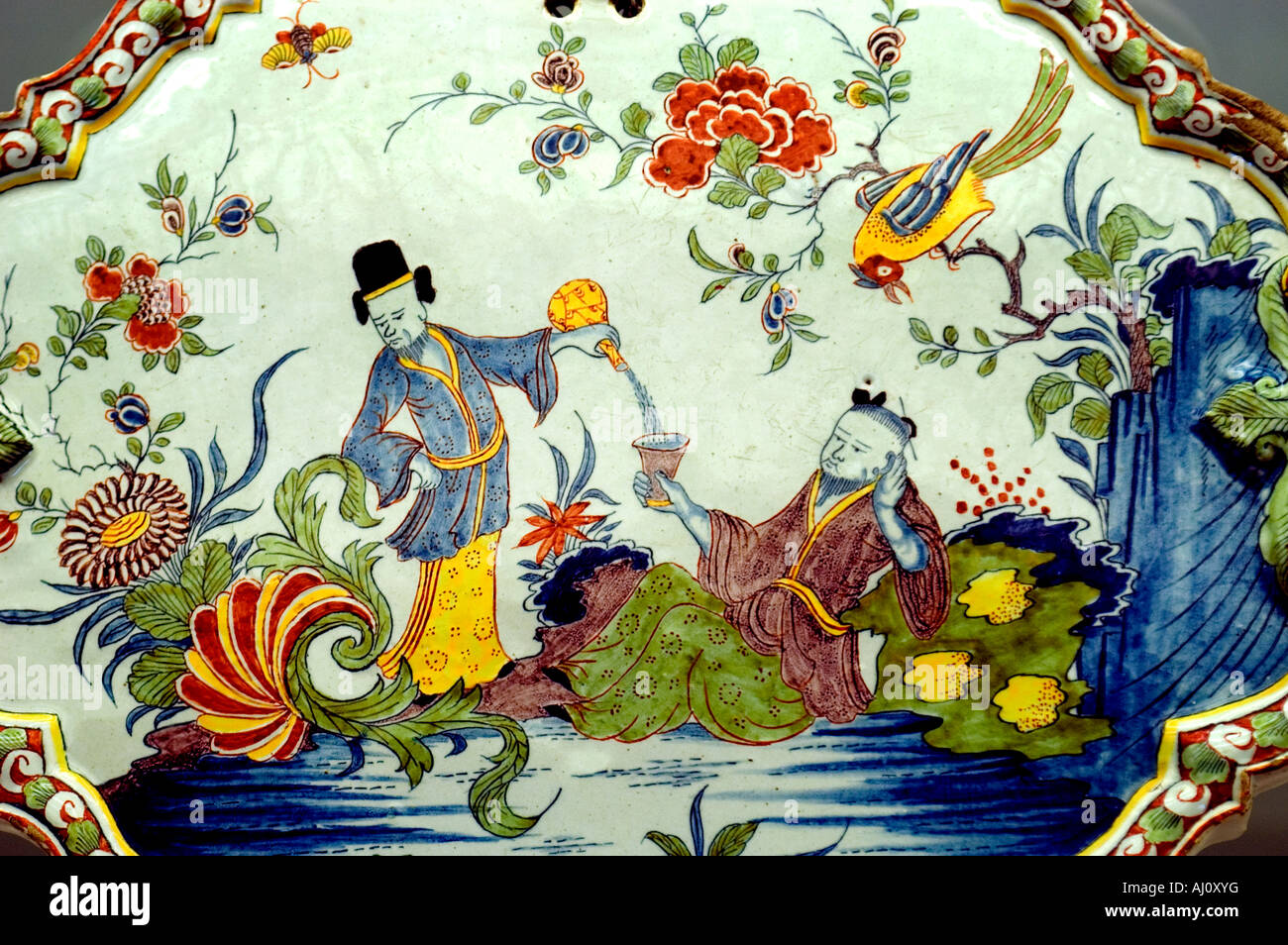 china-ware porcelain Plate Stock Photo - Alamy