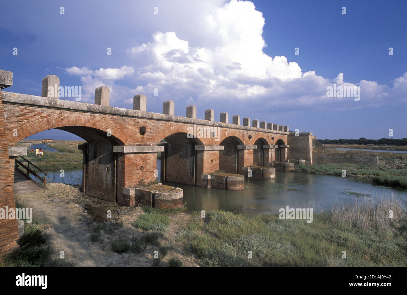 Bridge Casa Rossa Castiglione della Pescaia Tuscany Italy Stock Photo ...