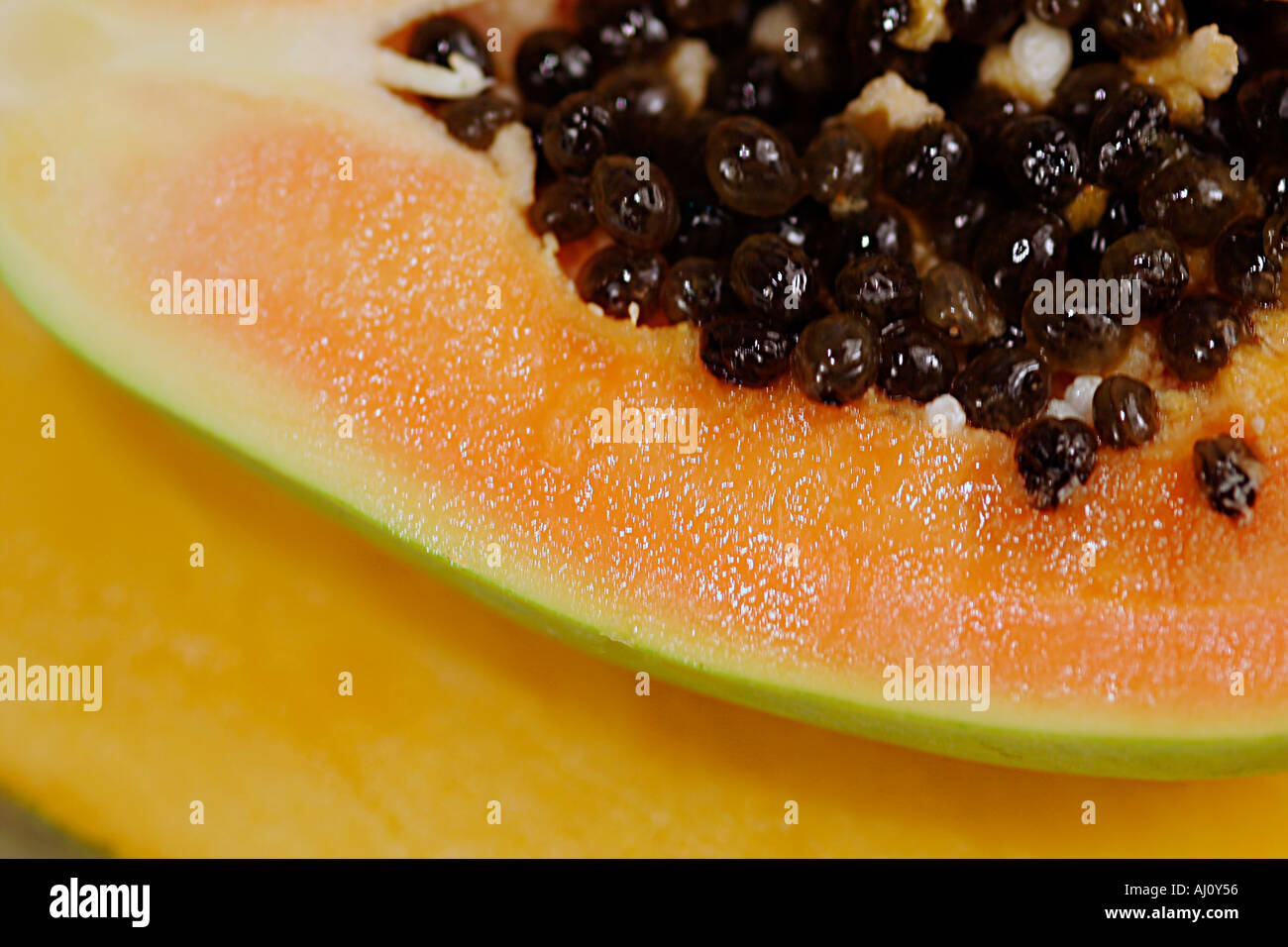 Tropical Fruits Gold Papaya and Gold Papaya Stock Photo - Alamy