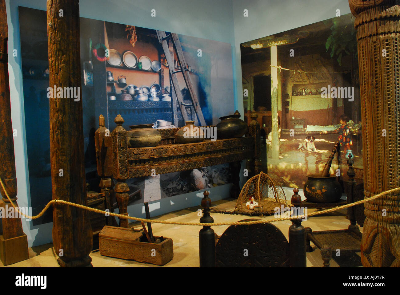 Homestead in Swat, Ethnografic museum Lindenmuseum Stuttgart Baden ...