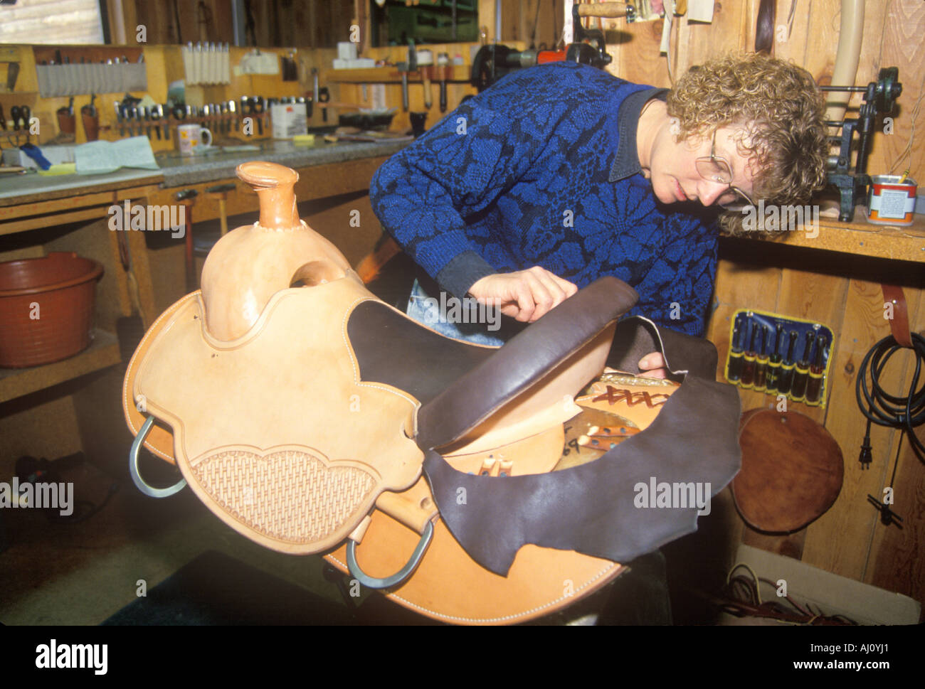 Saddlery tools hi-res stock photography and images - Alamy