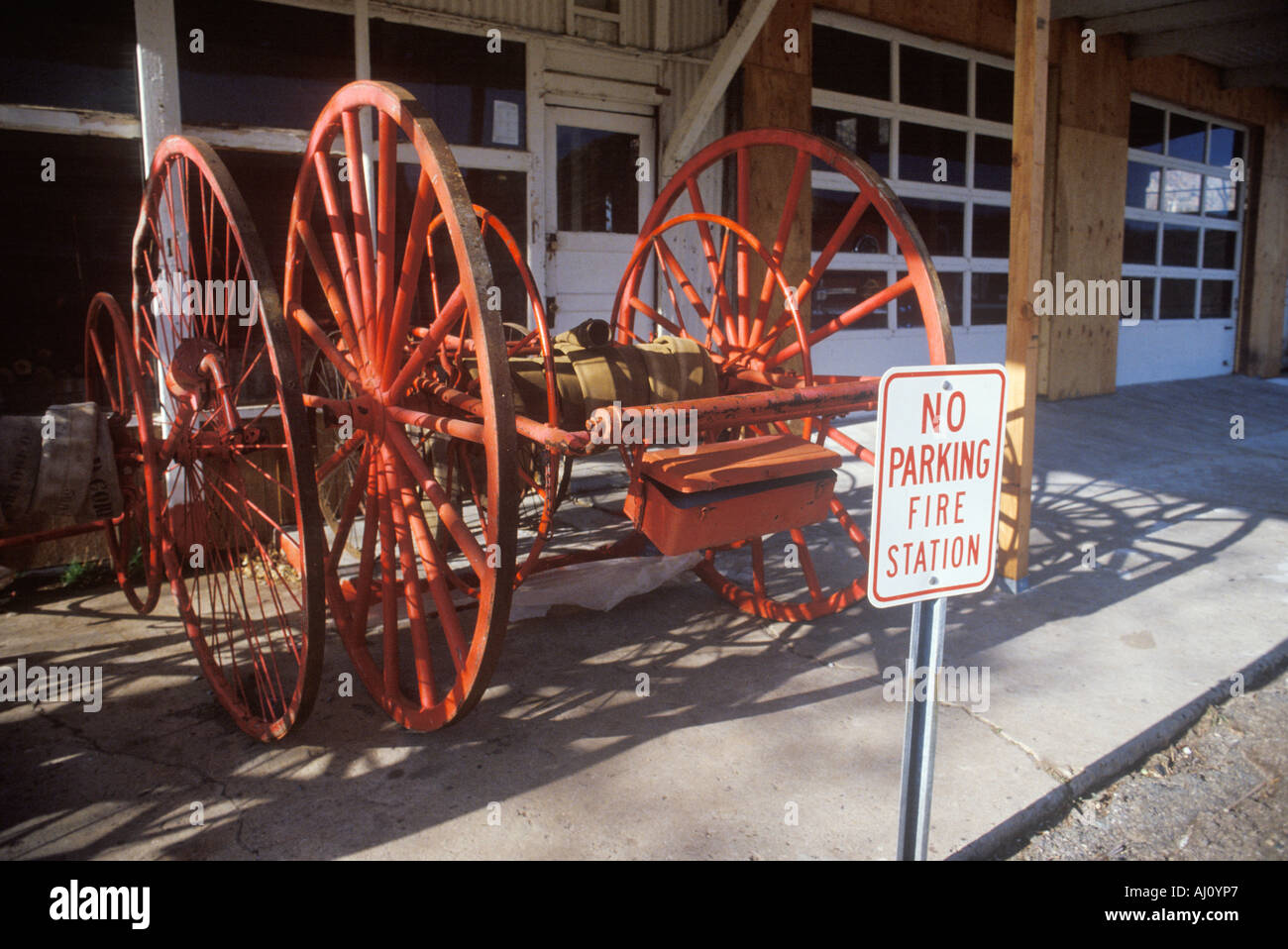 Antique fire equipment Stock Photo - Alamy