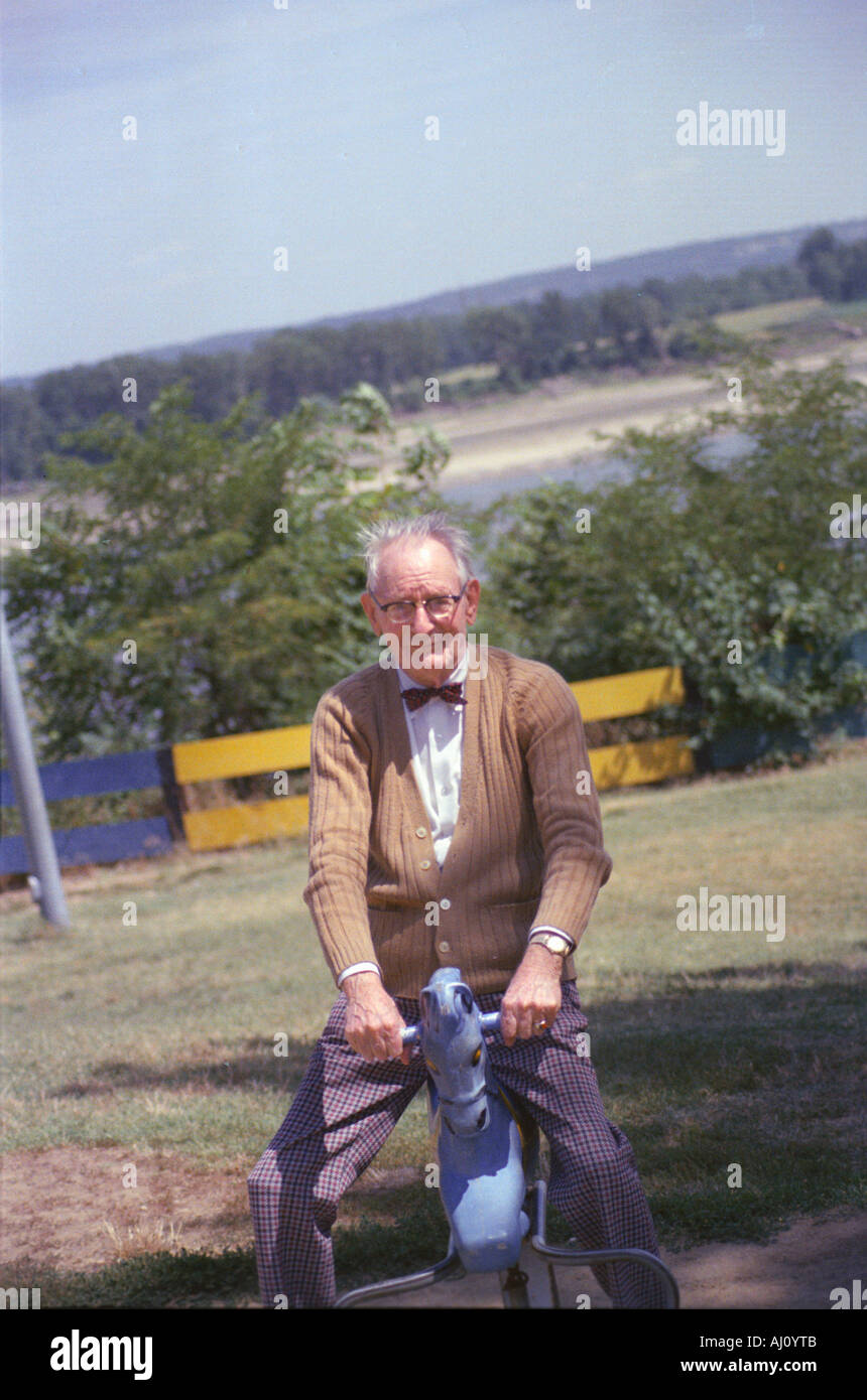 Frank Geiger a senior citizen and grandfather of photographer Joe Sohm ...