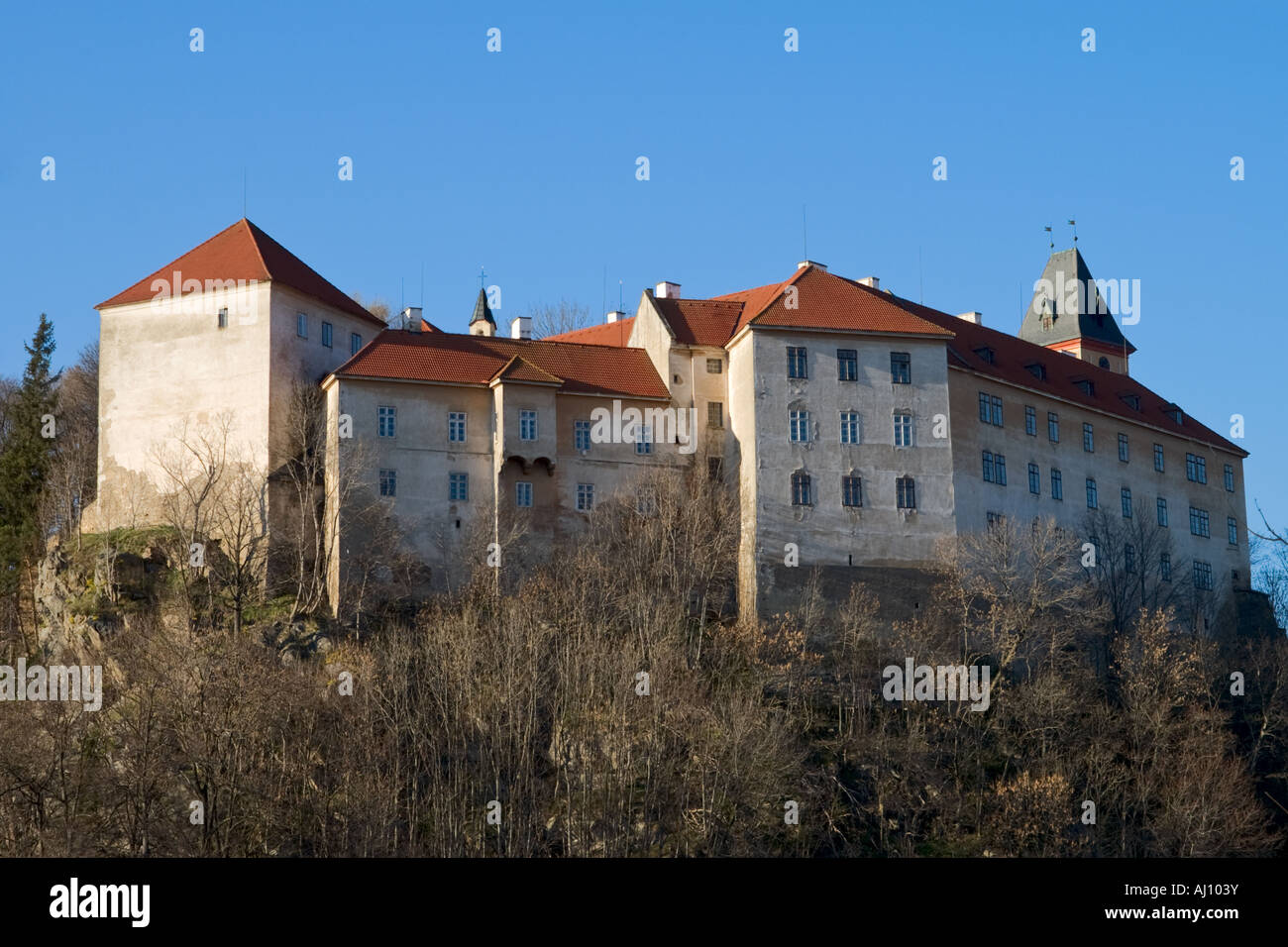 Castle in Vimperk in Southern Bohemia, Czech Stock Photo - Alamy