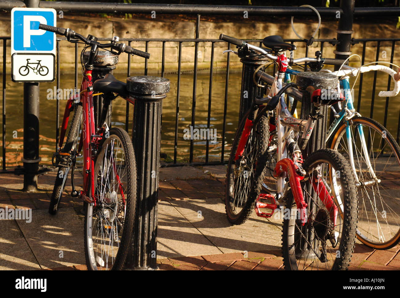 Cycles in the Bike Park, Lincoln Stock Photo - Alamy