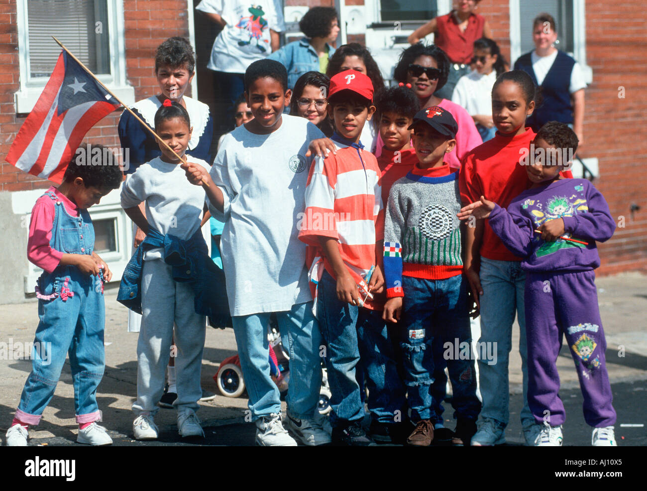 Puerto rican family flag hi-res stock photography and images - Alamy