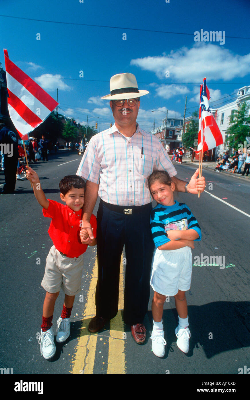 Puerto rican family flag hi-res stock photography and images - Alamy