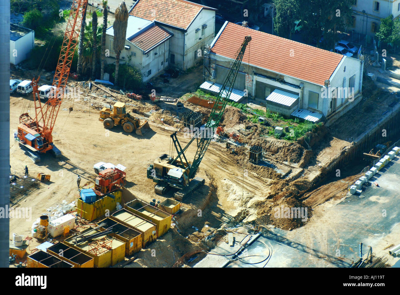 Israel Tel Aviv Sarona neighbourhood Moving 5 historic templer ...
