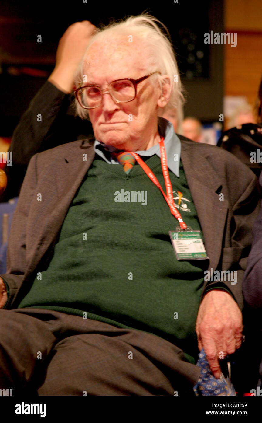 Michael Foot Former MP Former Leader of the Labour Party At The Labour ...