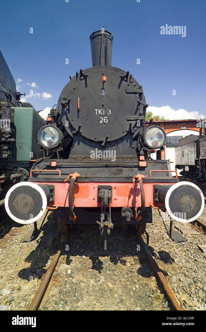 Steam engine locomotive Tki 3 1890 Stock Photo - Alamy