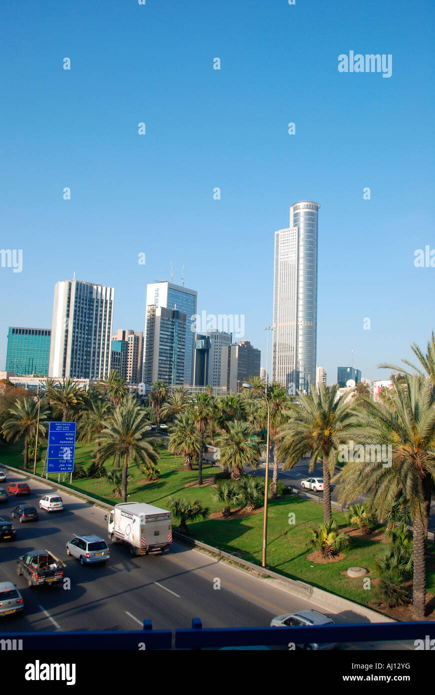 Israel Ramat Gan The high rise building at the Israeli Diamond exchange ...