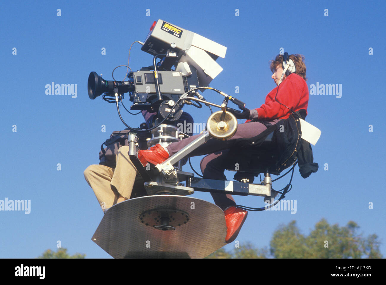 Camera crew on a Hollywood set CA Stock Photo - Alamy