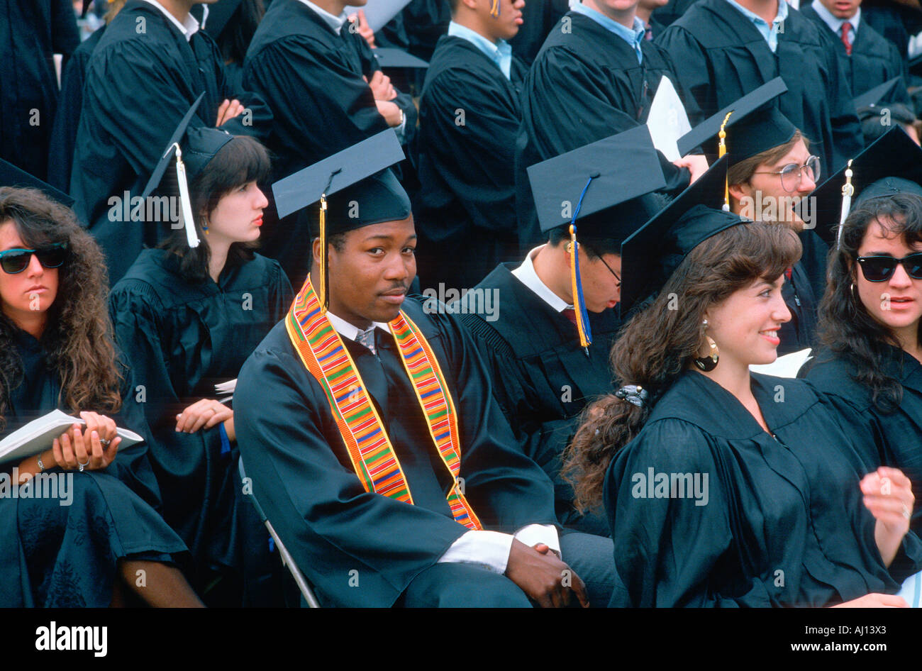 African American graduate UCLA Los Angeles CA Stock Photo - Alamy
