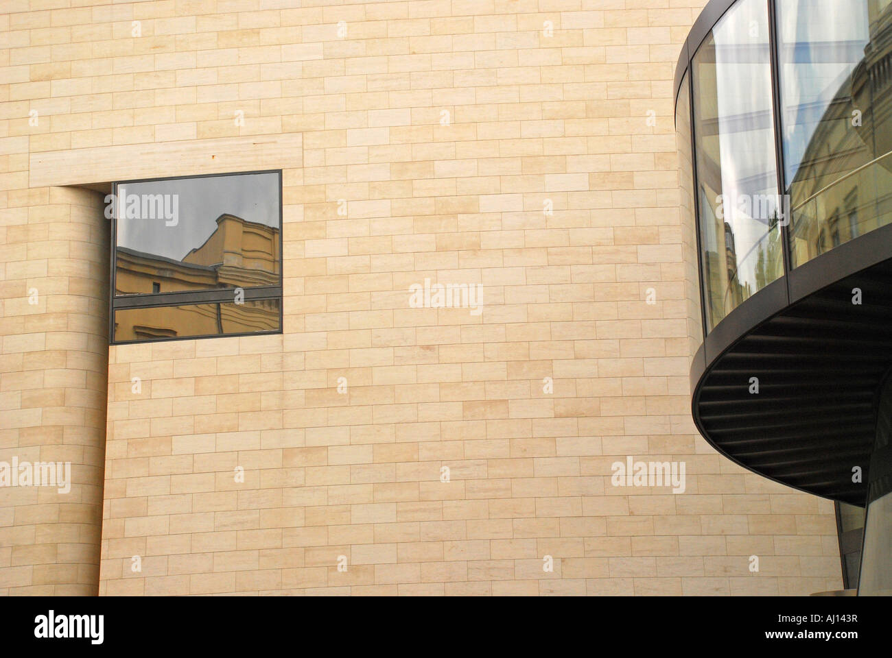 Modern extension, German historical museum Berlin Germany Stock Photo ...