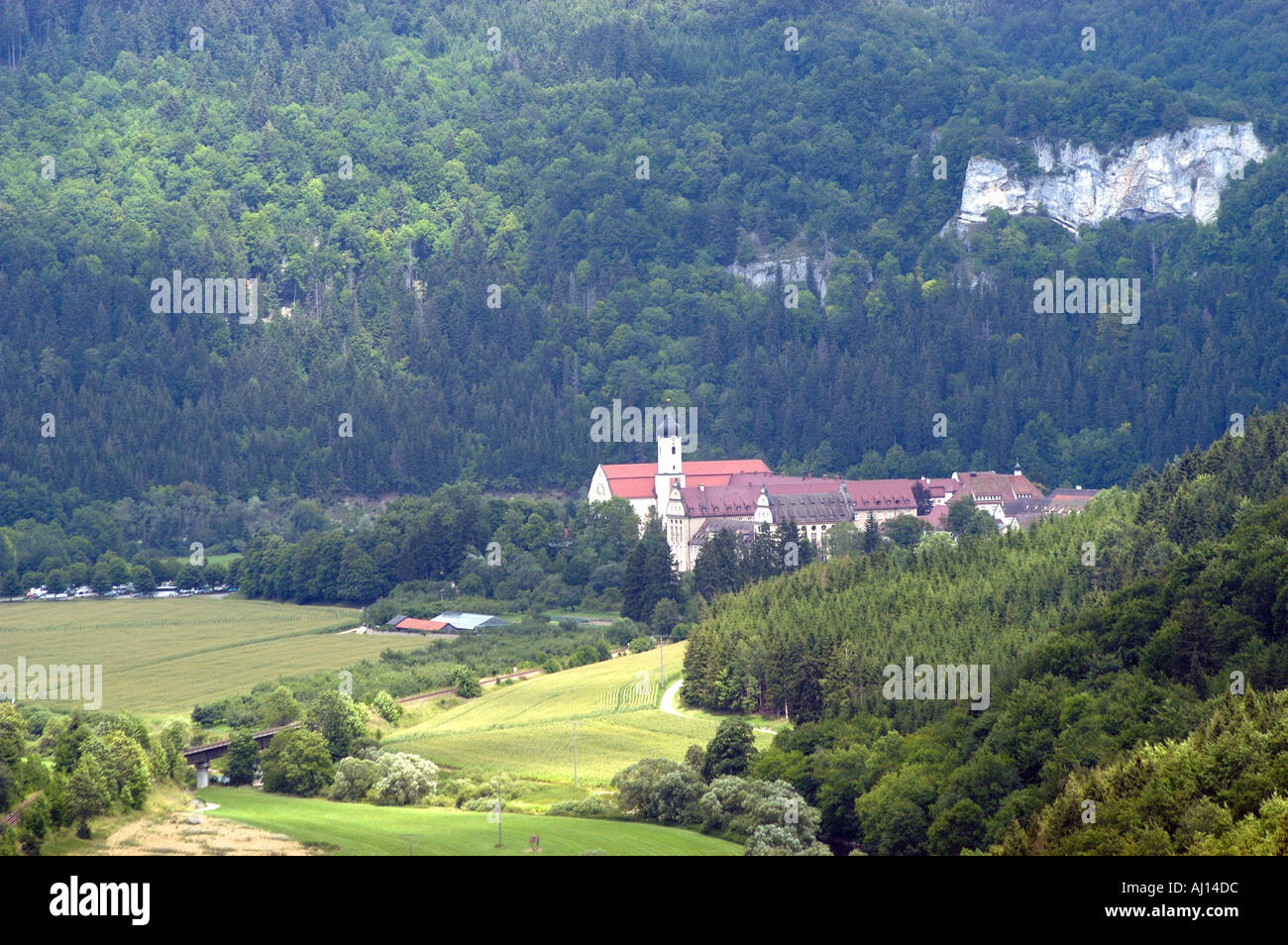 Monatery of Beuron Danube valley Germany Stock Photo - Alamy