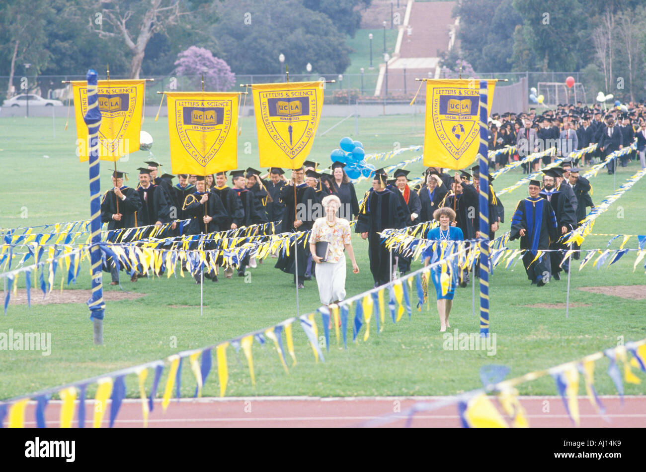 UCLA Graduate with vanity license plate at ceremony Los Angeles CA ...