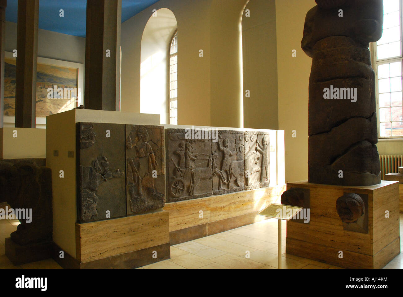 Exhibits interior Pergamon Museum Museumsinsel Berlin Germany Stock ...