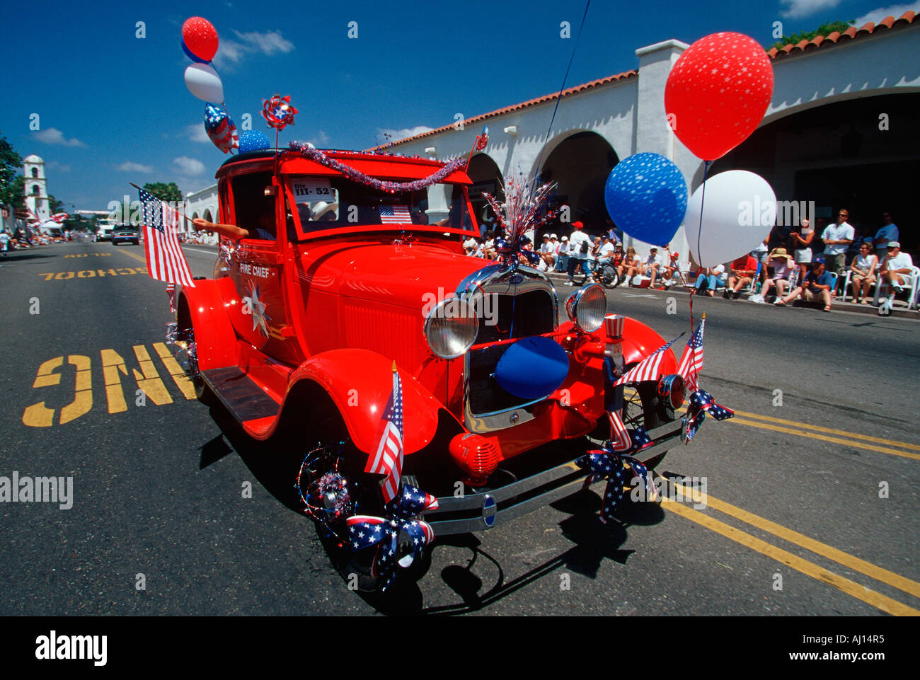 Street parade 4th july hi-res stock photography and images - Alamy