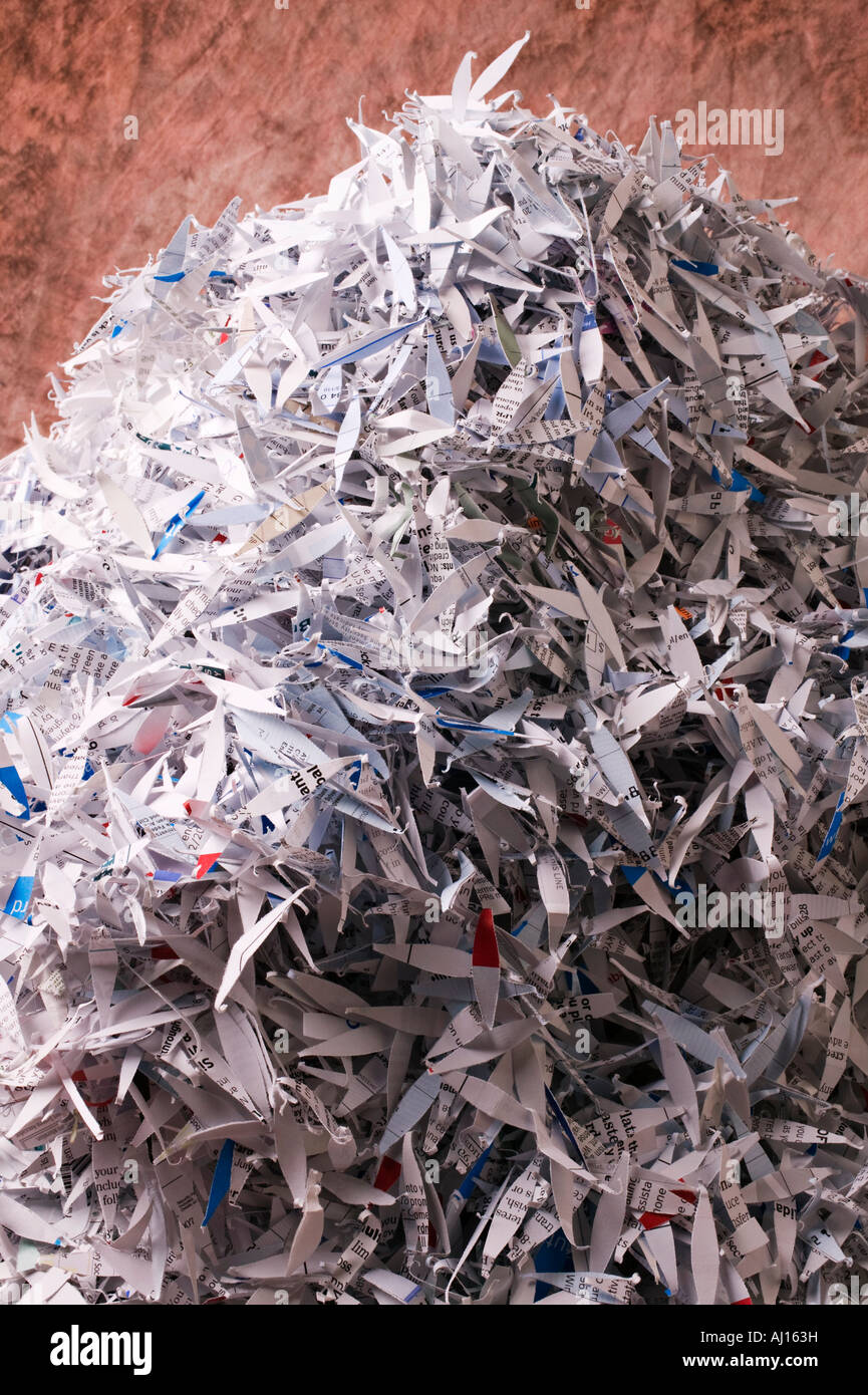 Pile Of Shredded Paper High Resolution Stock Photography and Images - Alamy