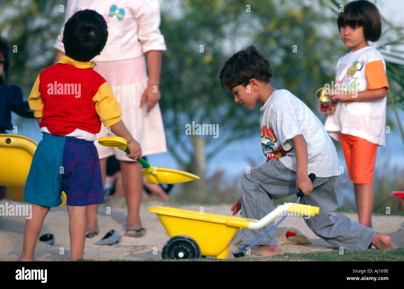 Children at Play Stock Photo - Alamy