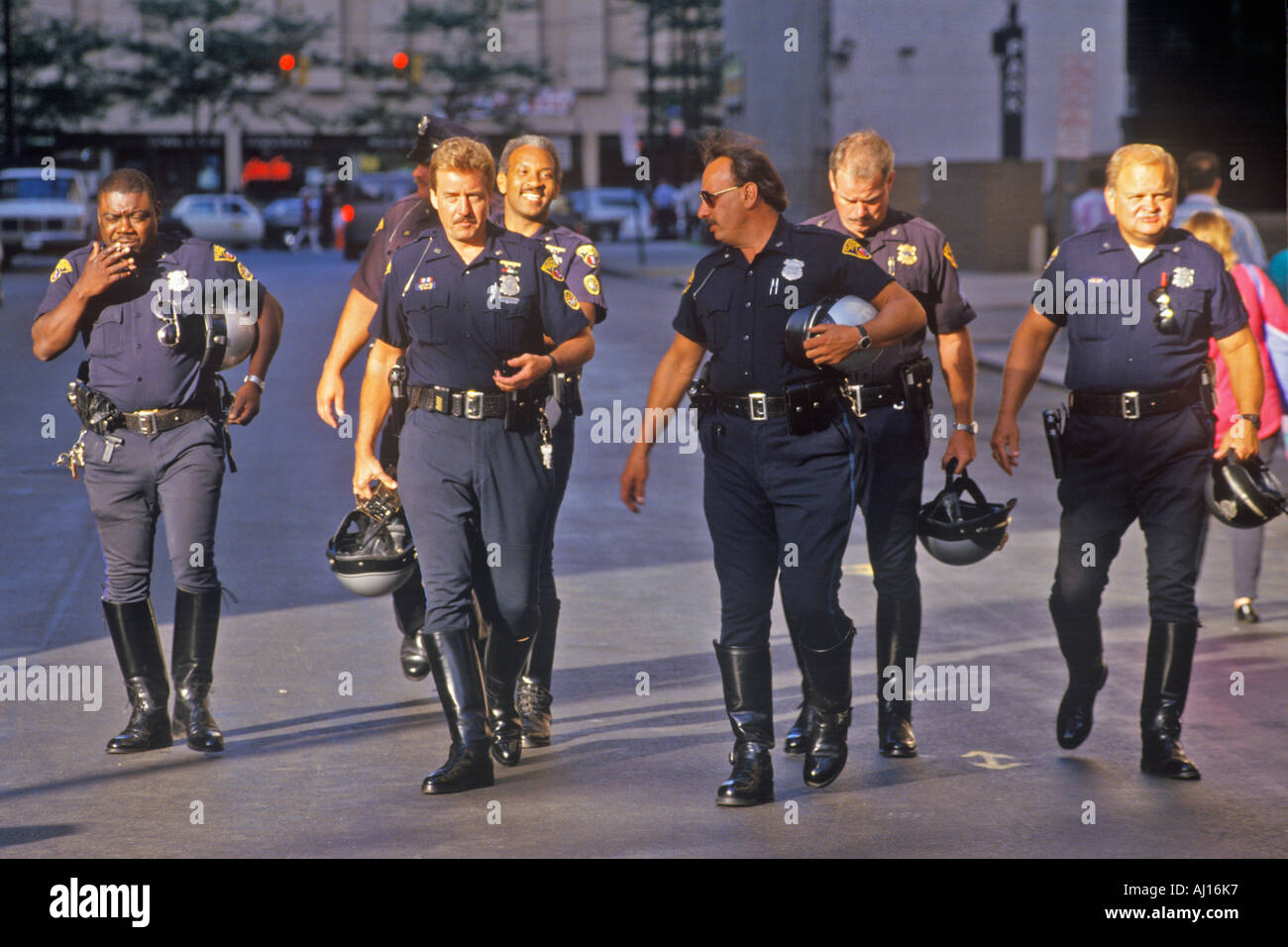 Walking policeman hi-res stock photography and images - Alamy