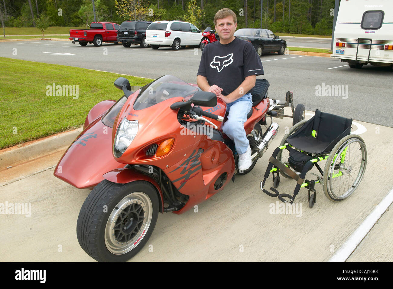 Disabled motorcycle hi-res stock photography and images - Alamy