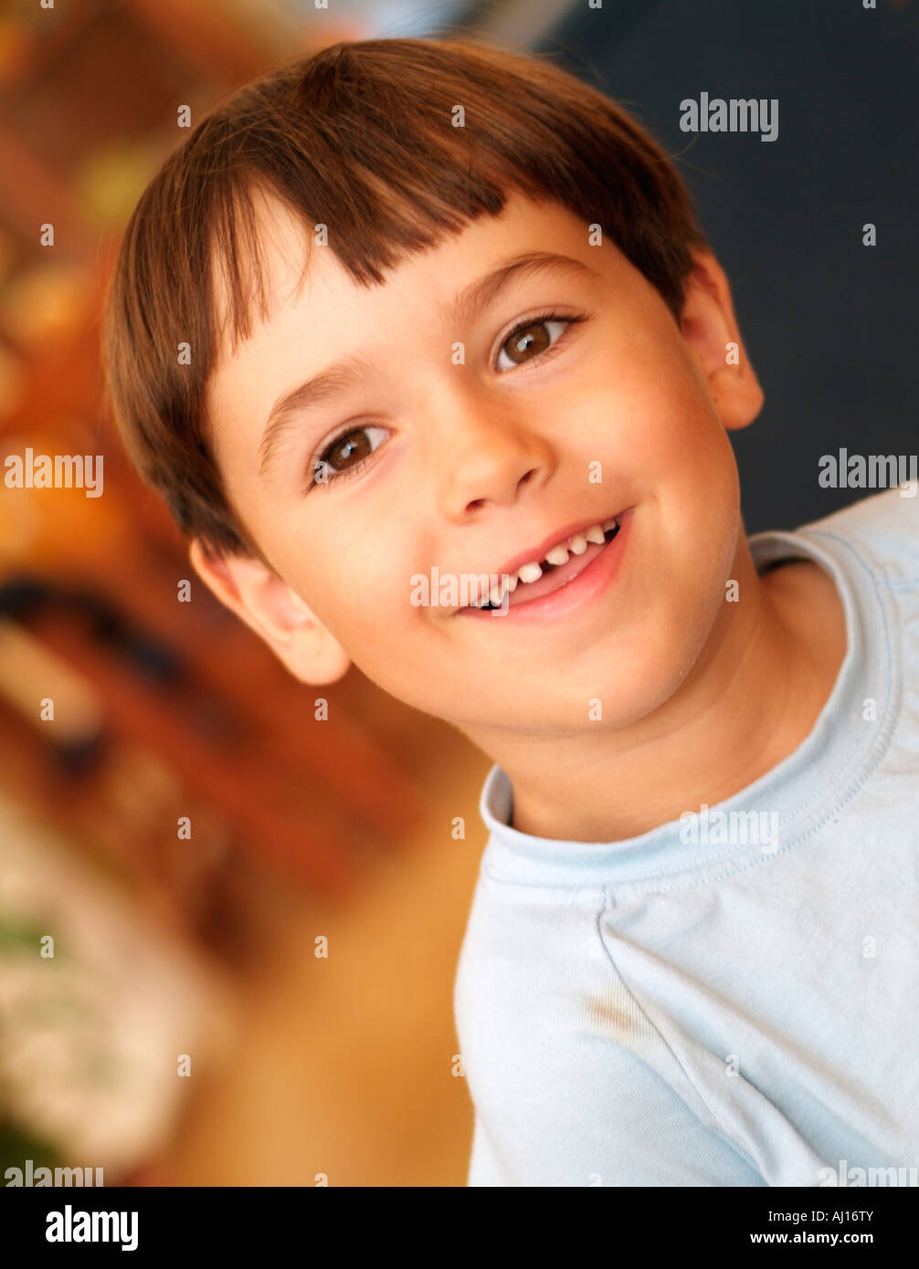 portrait of a boy laughing Stock Photo - Alamy