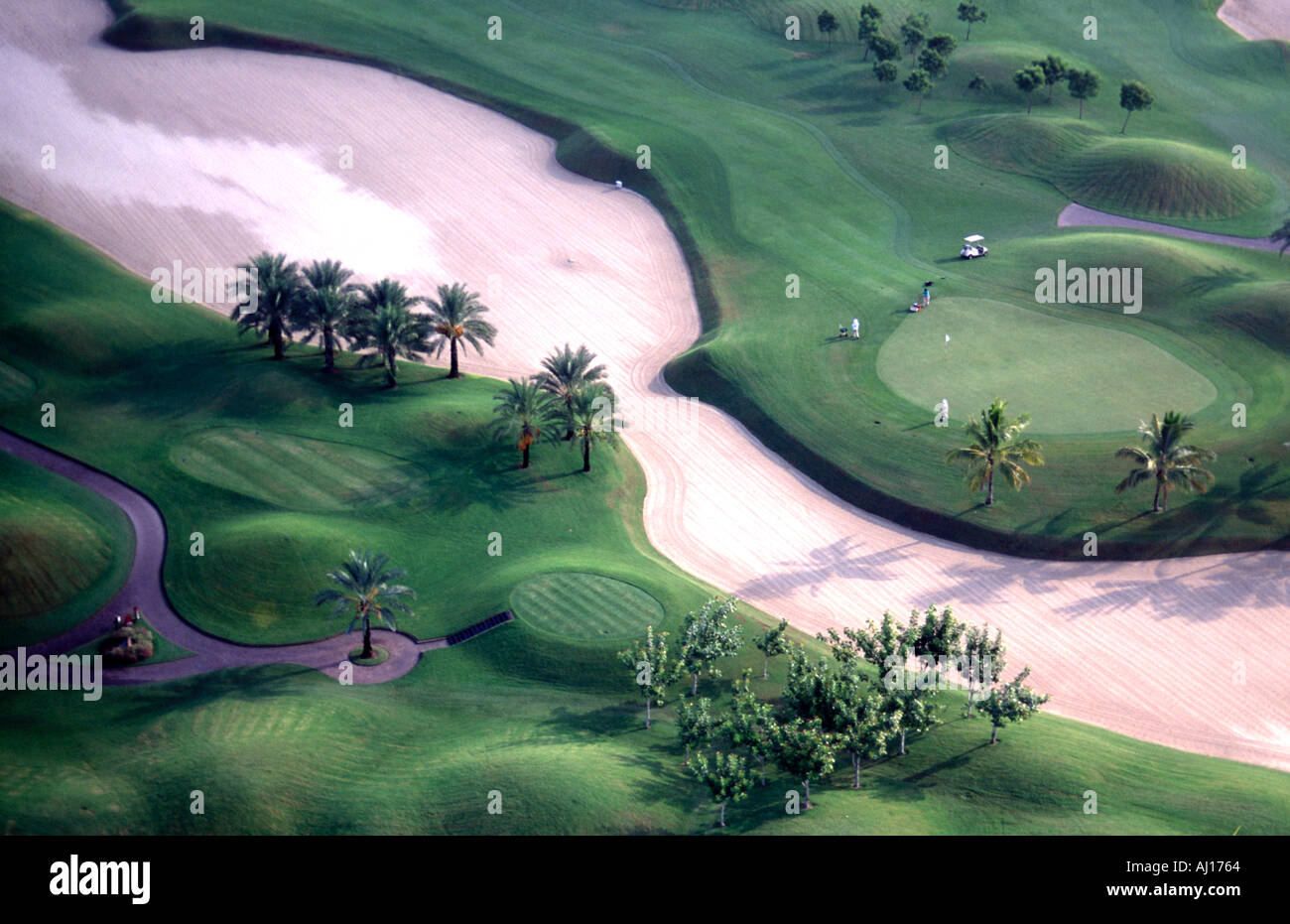 Golf Course Dubai Stock Photo - Alamy