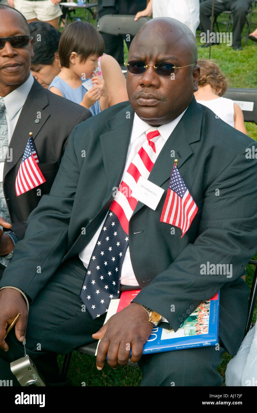 Liberian immigrant and 76 new American citizens at Independence Day ...