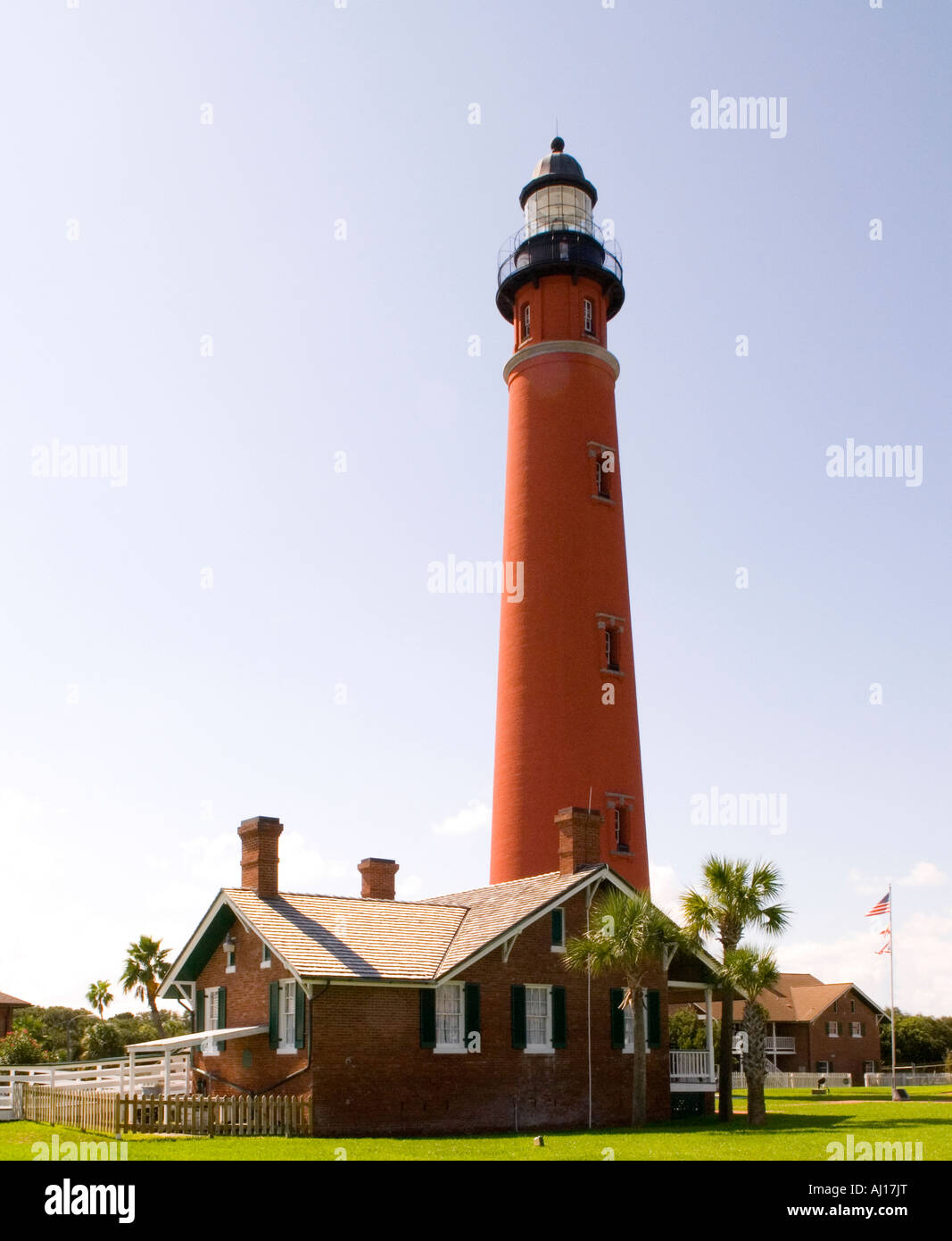 Ponce de Leon Inlet Lighthouse in St Augustine FL USA Stock Photo - Alamy