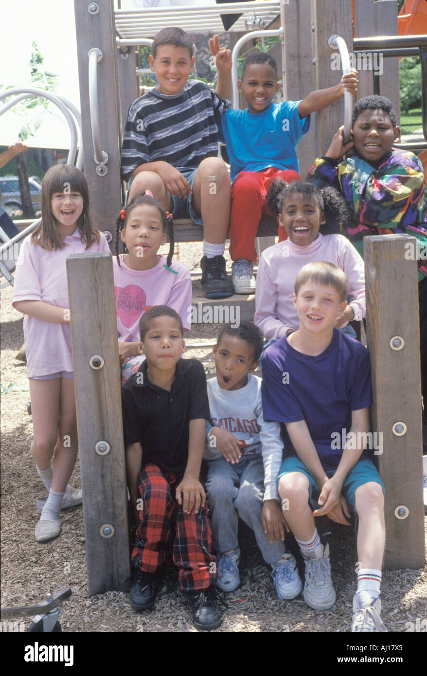 Chicago diversity children hi-res stock photography and images - Alamy