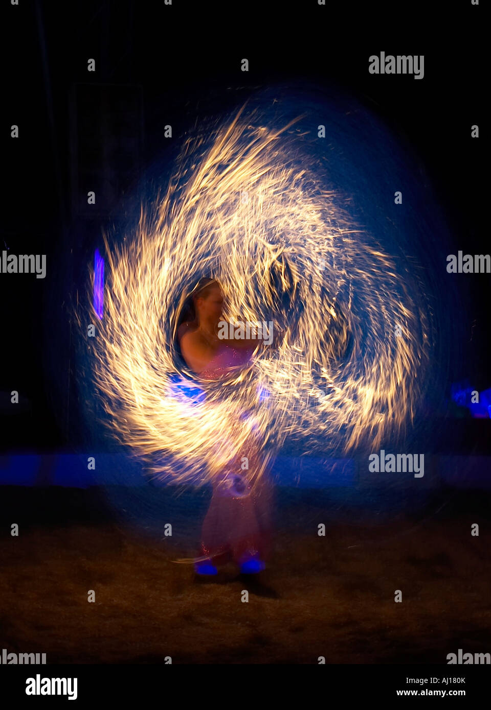 fire acrobatics in circus Stock Photo - Alamy
