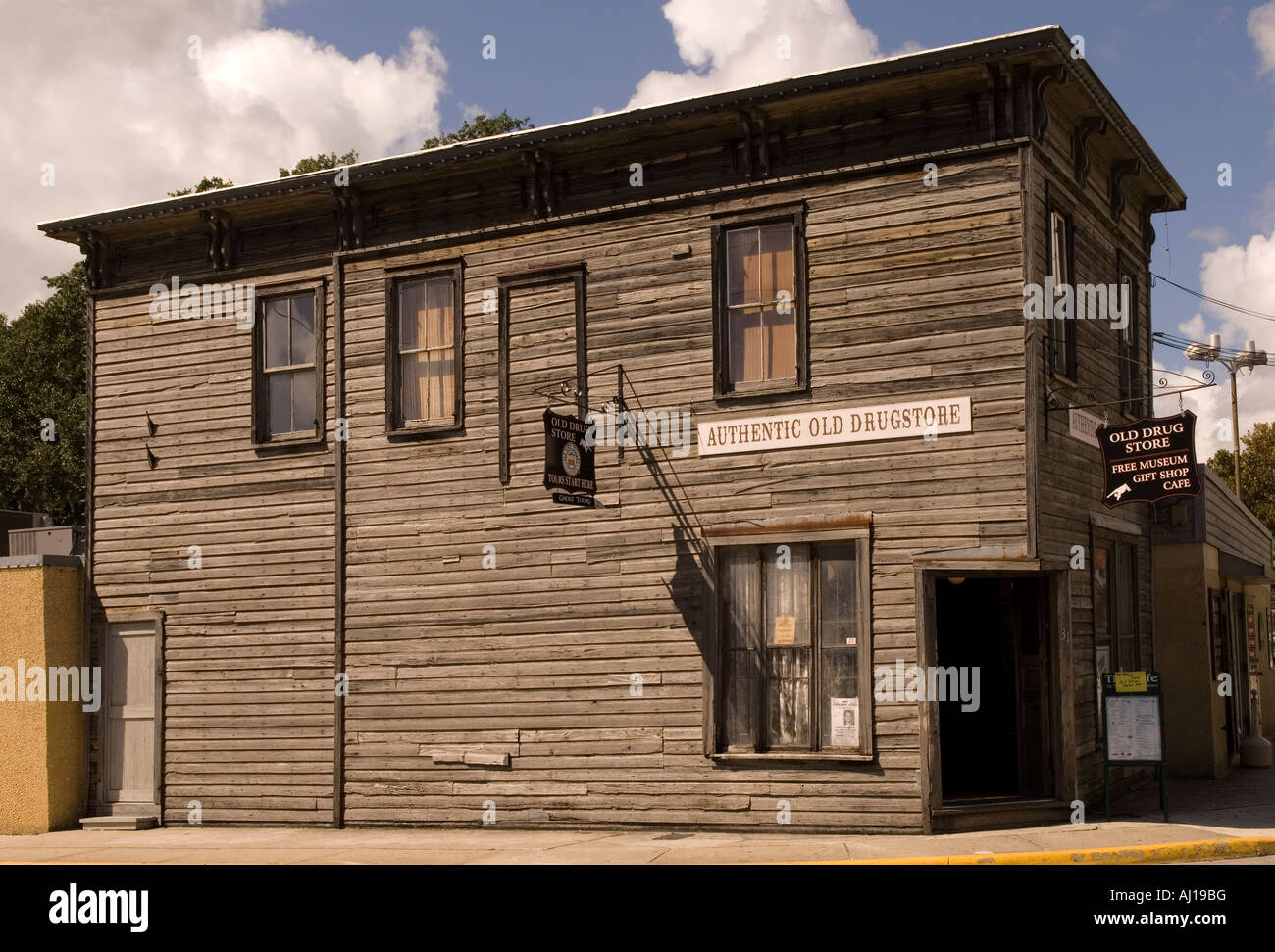 Old Drugstore Building at St Augustine Florida USA Stock Photo - Alamy