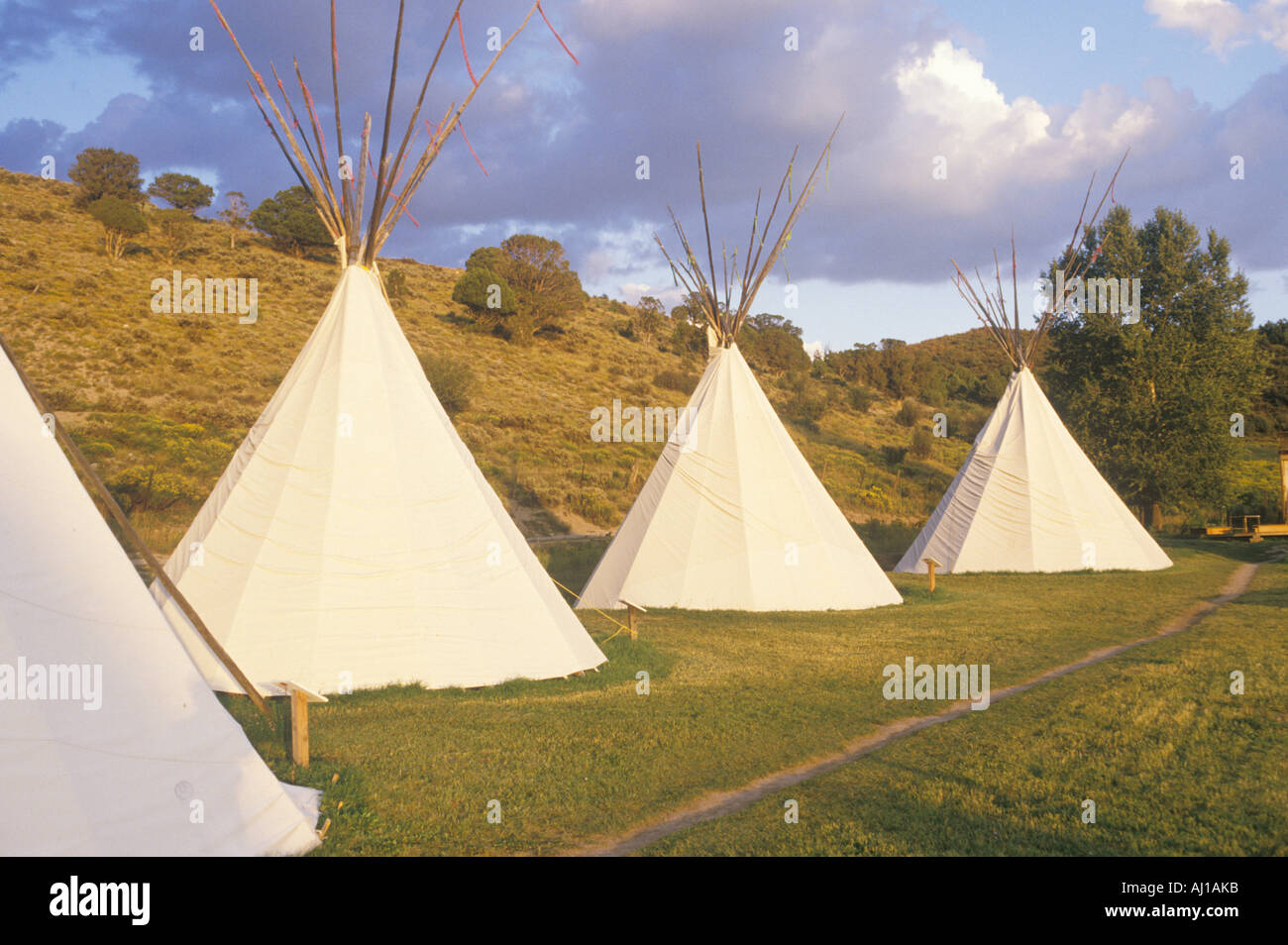 Teepees hi-res stock photography and images - Alamy