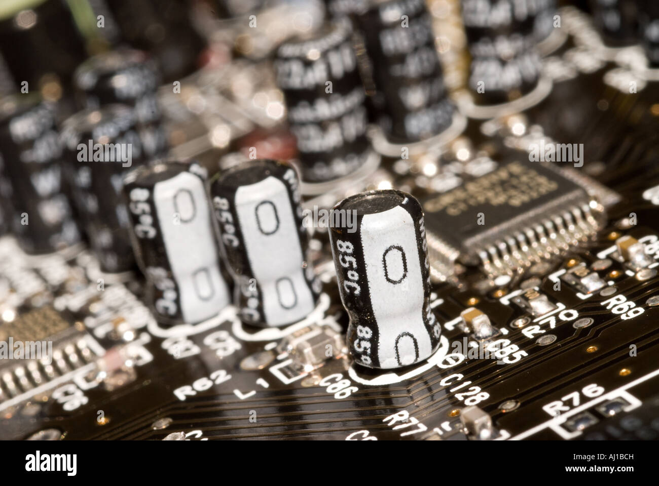 Circuits and transistors make computer technology possible Stock Photo ...