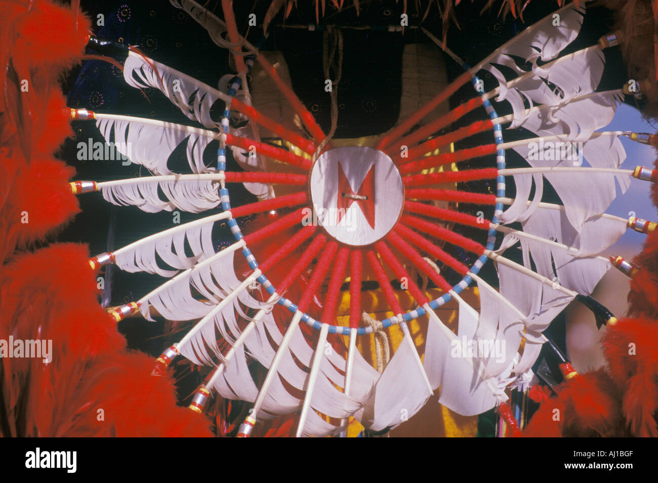 Native American headdress for the ceremonial Corn Dance Santa Clara ...