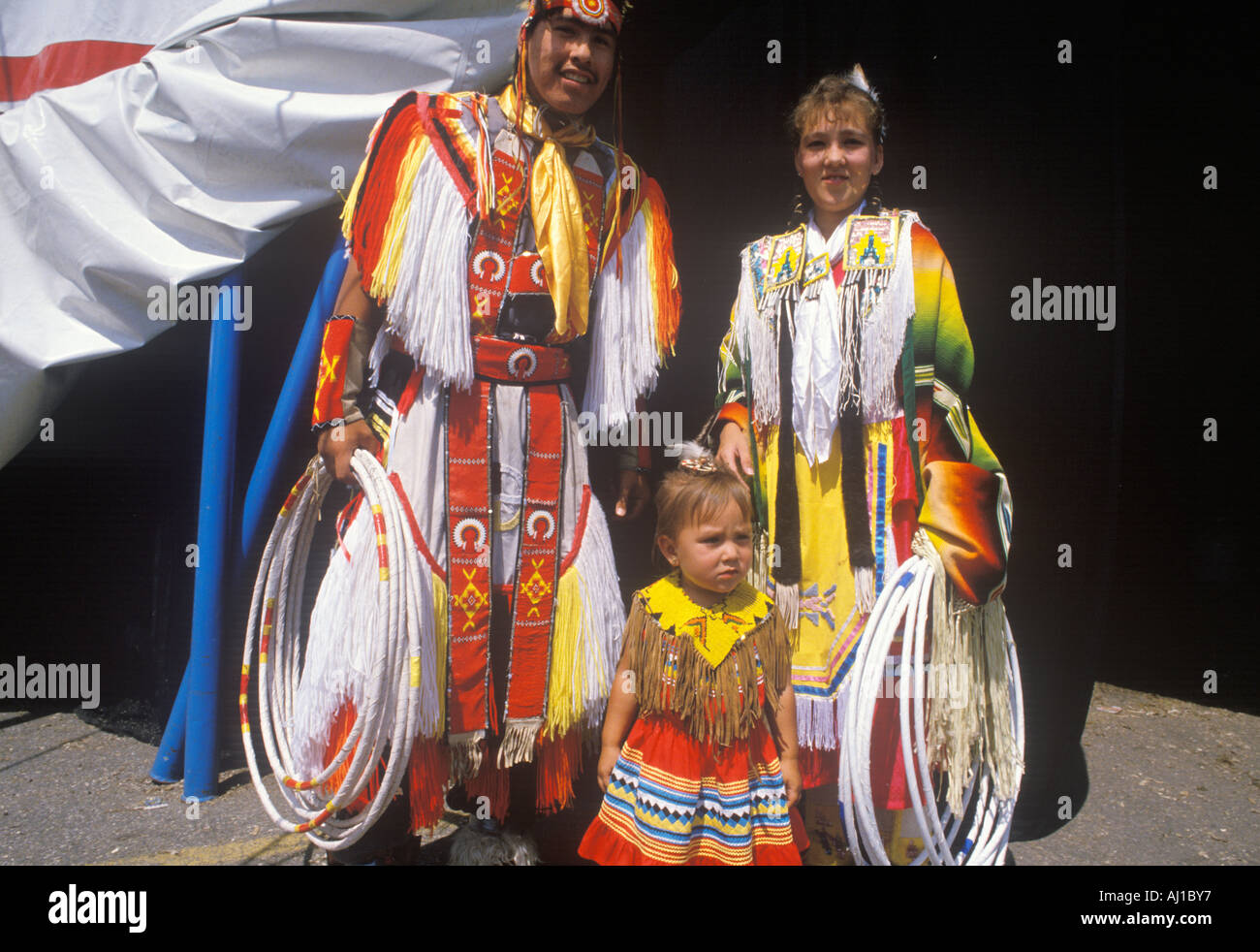 Traditional Native American Family
