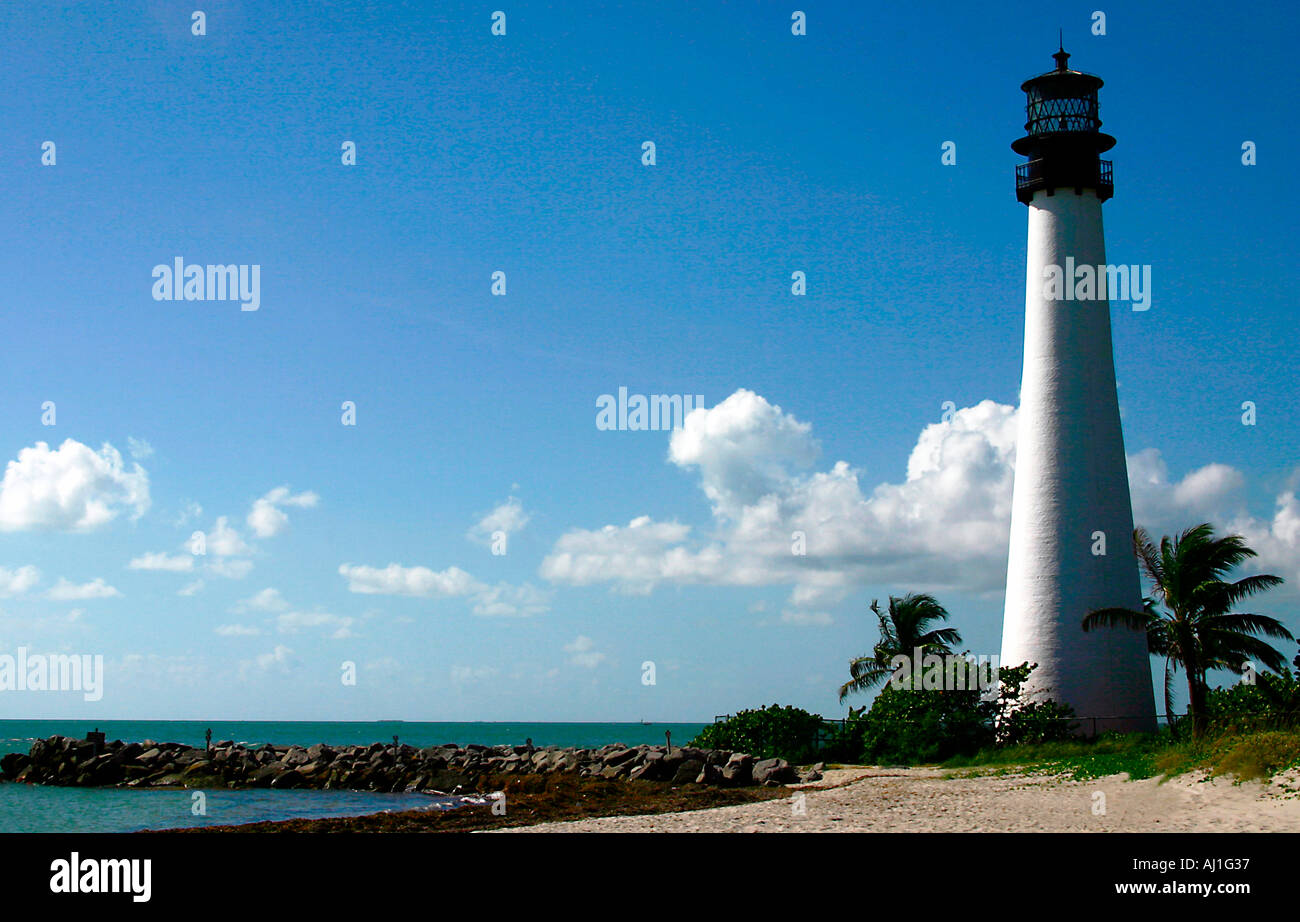 Lighthouse Architecture Cape Florida Lighthouse Key Biscayne Circa 1825 ...