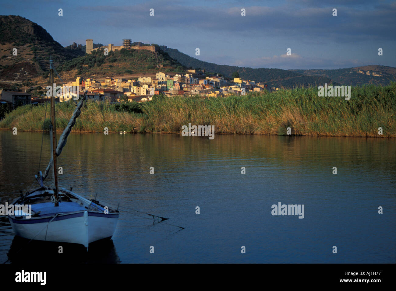 Temo river Bosa Sardinia Italy Stock Photo - Alamy