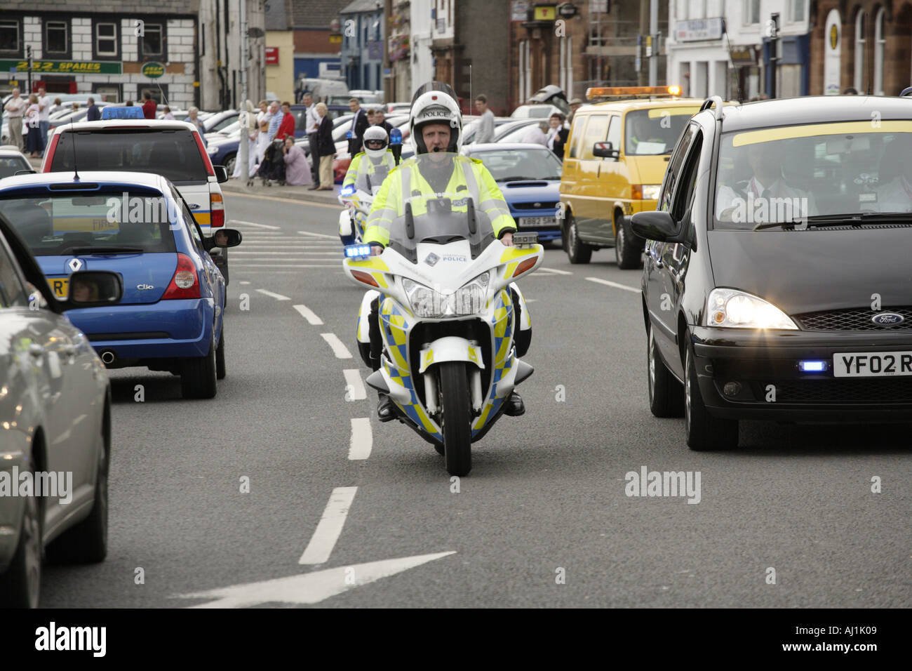 Scottish police motorcycles hi-res stock photography and images - Alamy