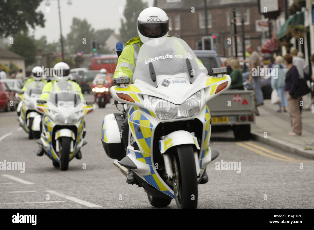 Scottish police motorbikes hi-res stock photography and images - Alamy