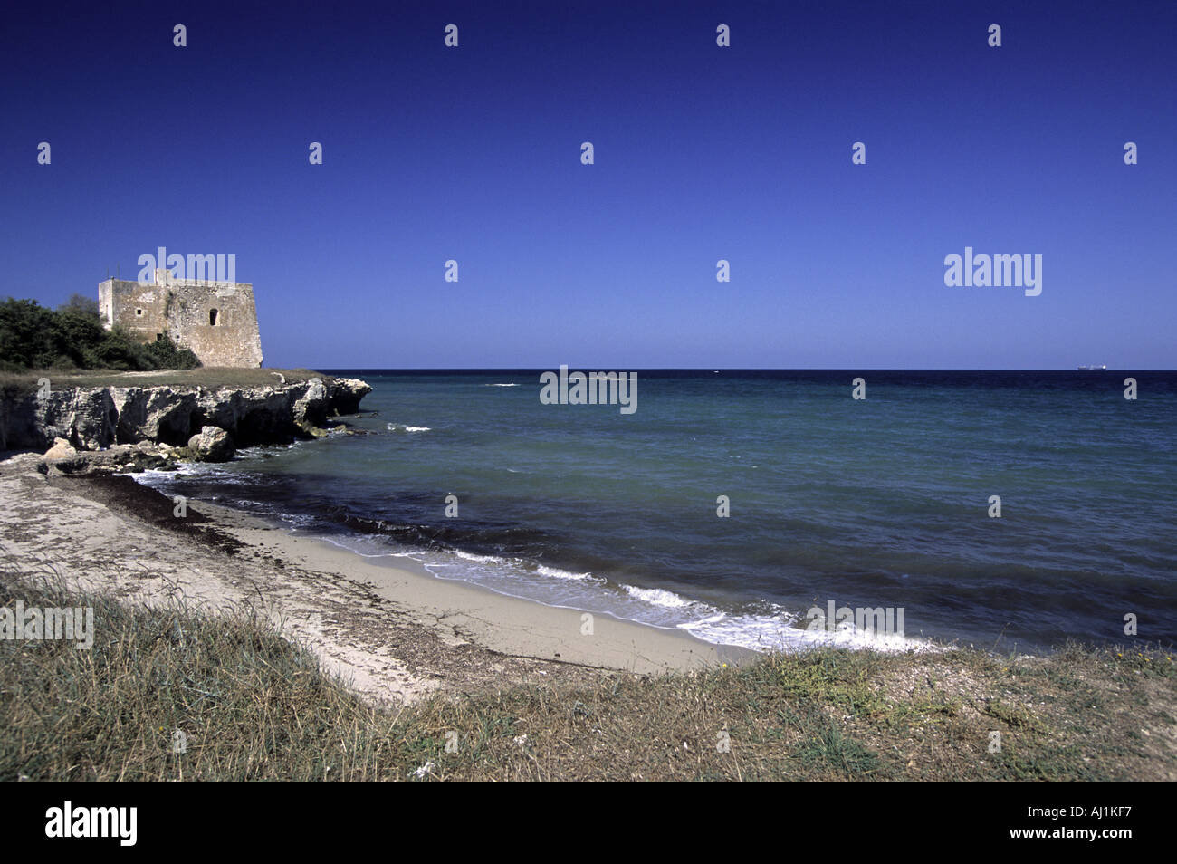 Torre Specchia Salento Puglia Italy Stock Photo - Alamy