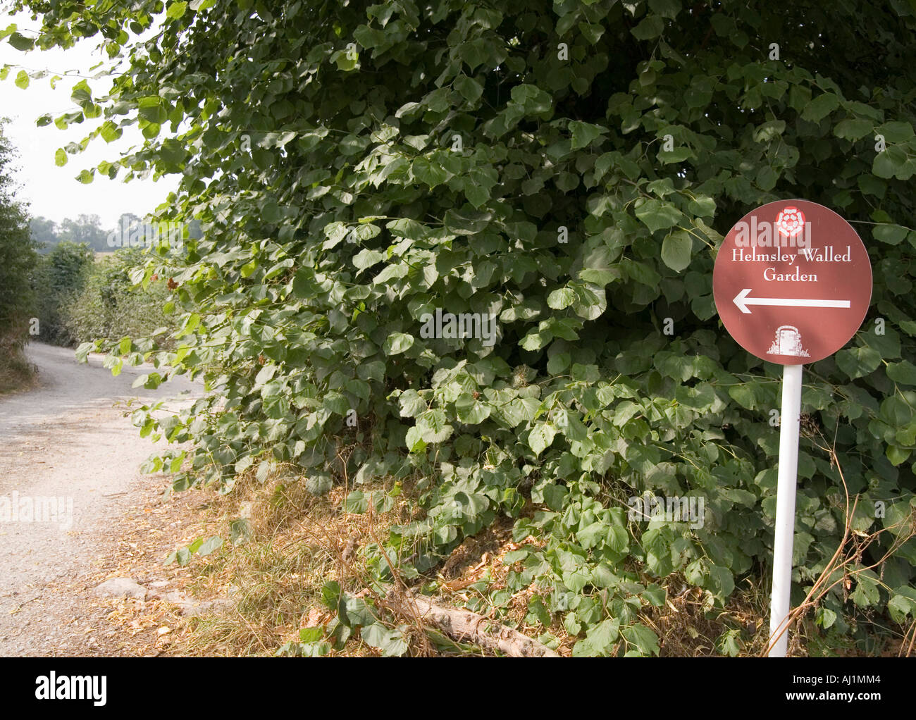 Directional Sign for Helmsley Walled Garden a garden brought back to ...